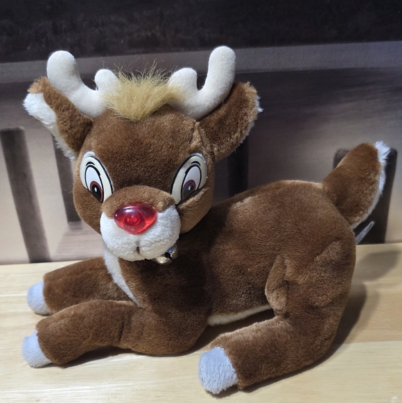 Applause | Toys | Vintage Applause Rudolph The Red Nosed Reindeer Toy ...